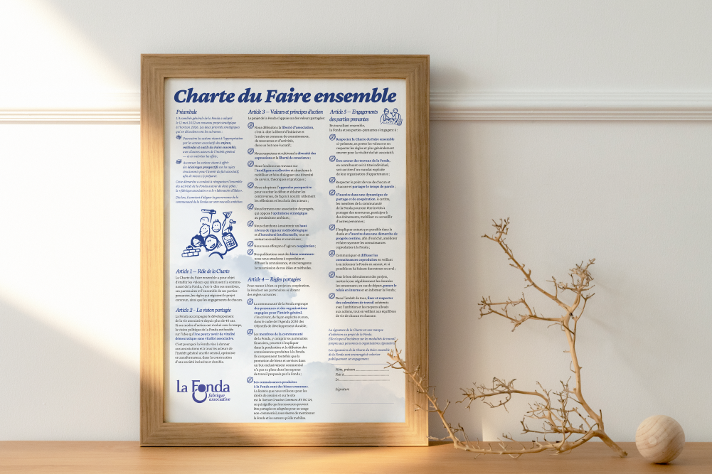 La Fonda se dote d’une Charte du Faire ensemble | La Fonda